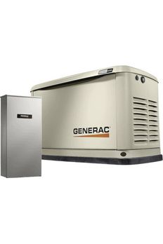 Generac 14kW Whole House Generator with 200-Amp Automatic Transfer Swi ...