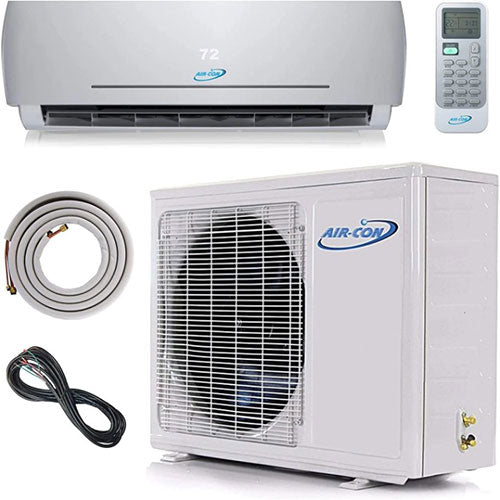 Air-Con Blue Series 3 18000 BTU 23 SEER Mini Split Ductless Air Condit ...