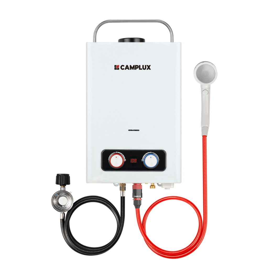 Camplux BD158 Tankless Propane Water Heater Portable — Renewable Outdoors