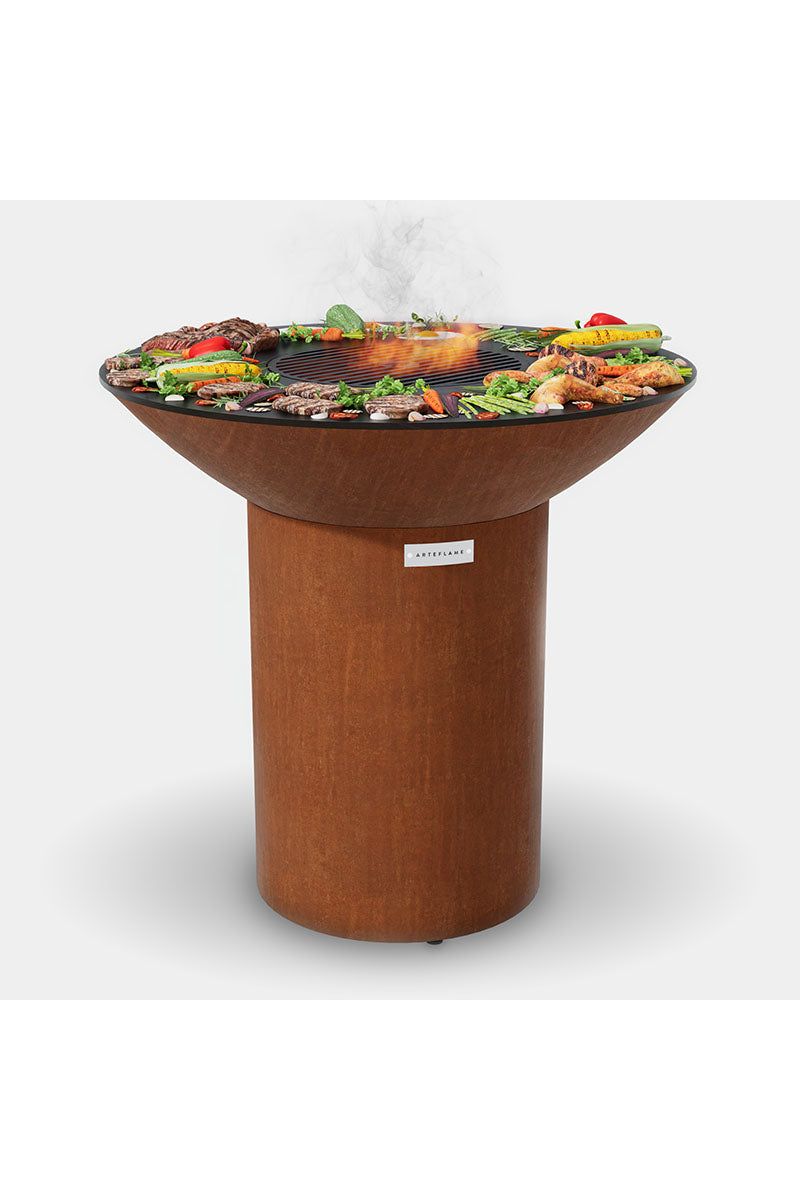 Arteflame Classic 40" Grill - Tall Round Base — Renewable Outdoors
