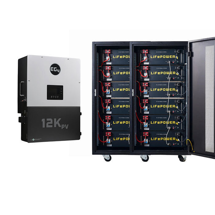 EG4 12kPV Hybrid Inverter + EG4 Lithium Powerwall System Bundle ...