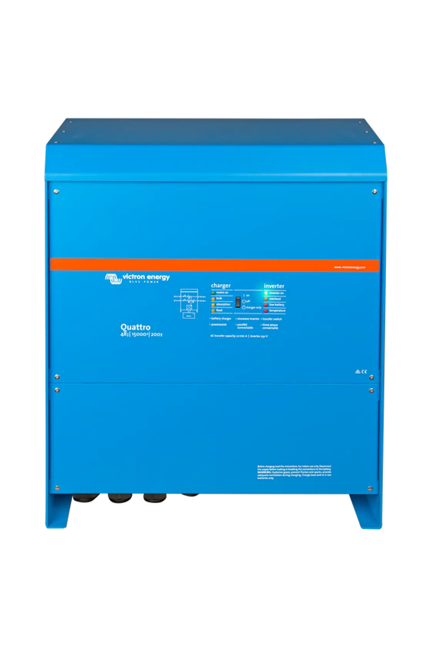 Victron | Quattro 48/15000 | 48V Input | 15000VA Output 230V | 200A Ch ...