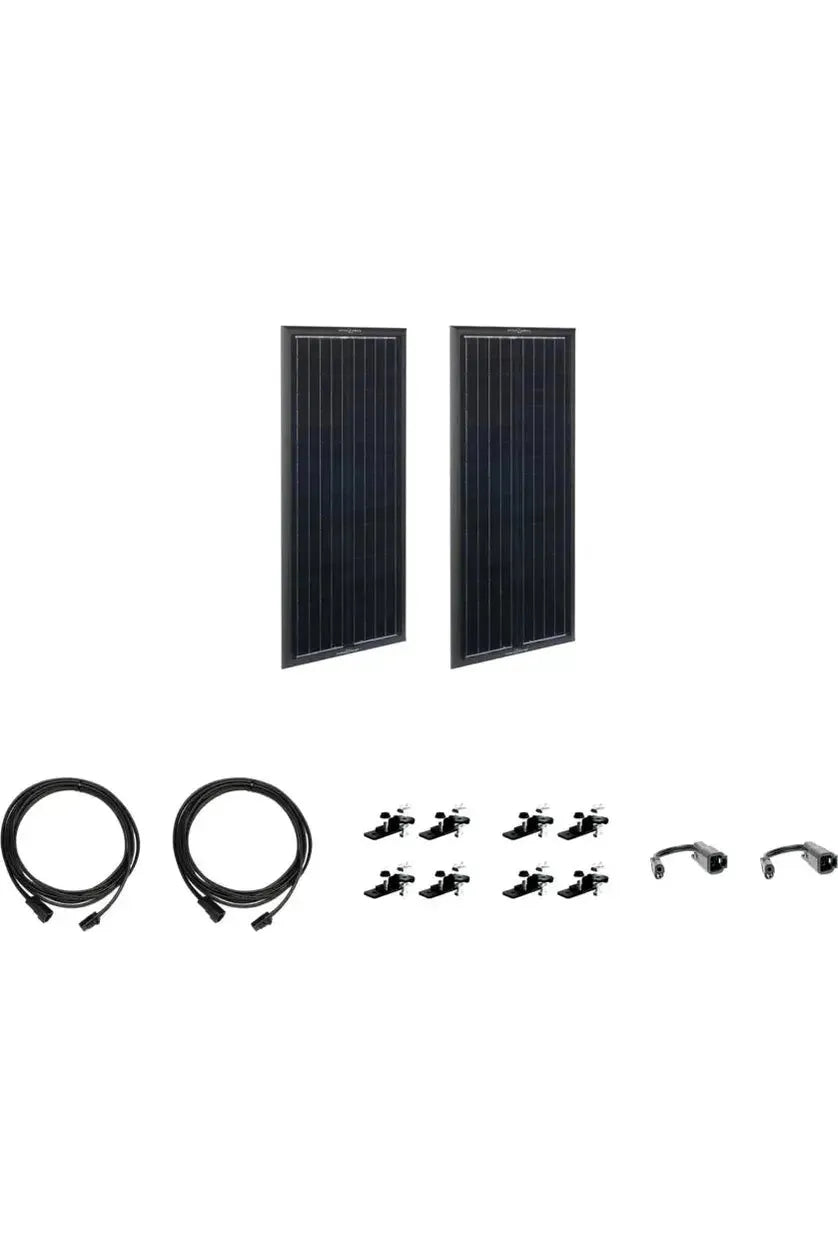 Zamp Solar OBSIDIAN Series 90 Watt Solar Panel Kit (2x45) — Renewable ...