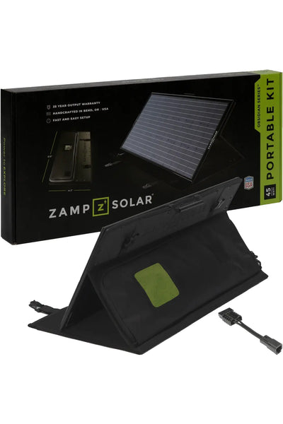 Zamp Solar OBSIDIAN® SERIES 45-Watt Dometic PLB40 Charging Kit ...