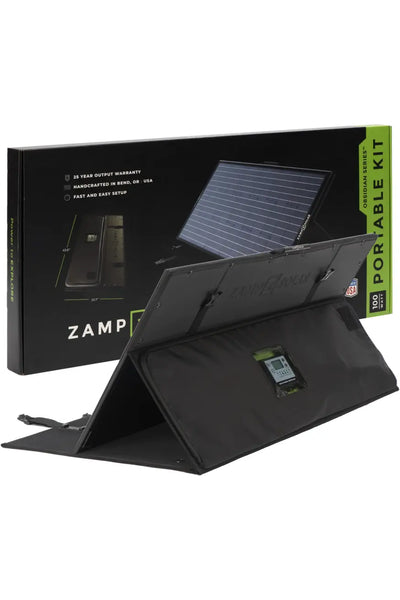 Zamp Solar OBSIDIAN® SERIES 100-Watt Portable Kit - Regulated ...