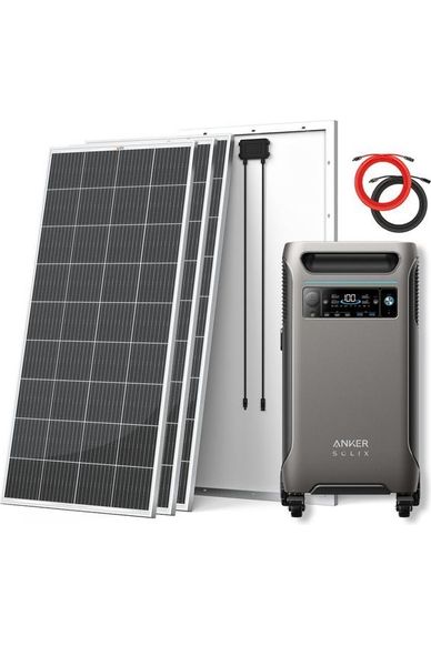Anker SOLIX F3800 Solar Generator - 3840Wh - With 4x 200W Rich Solar P ...