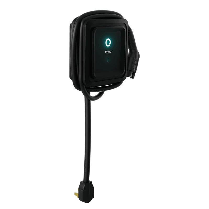 EVIQO Level 2 EV Charger J1772 Plug-In 48A (NEMA 14-50, Hardwire-Conve ...