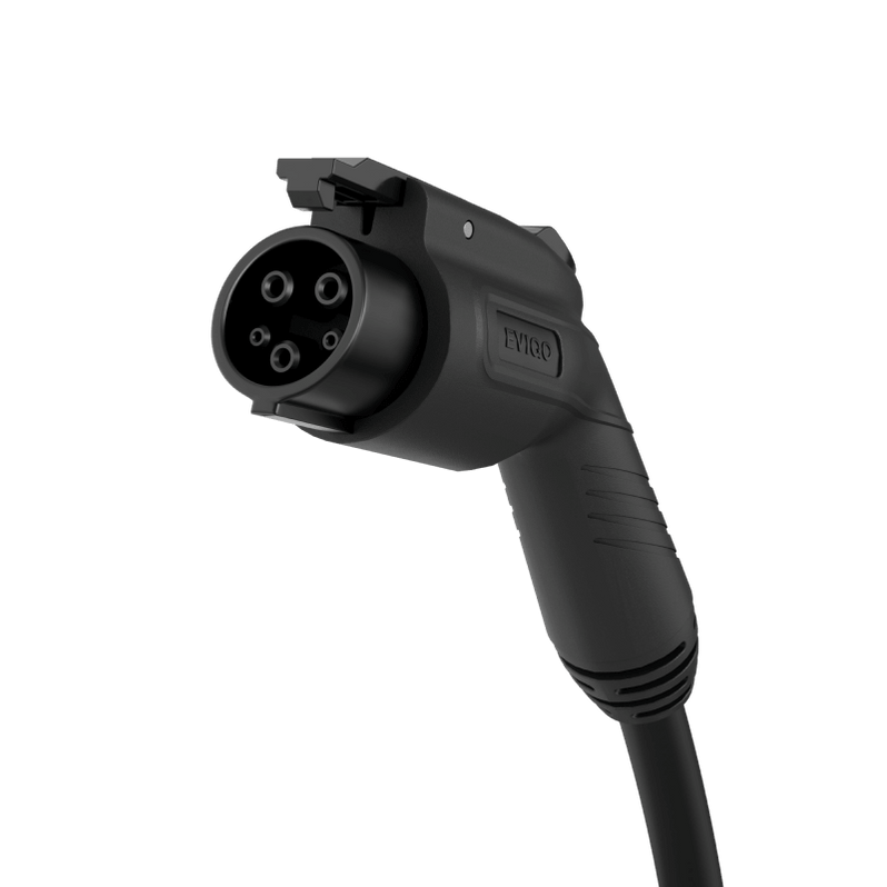 EVIQO Level 2 EV Charger J1772 Plug-In 48A (NEMA 14-50, Hardwire-Conve ...