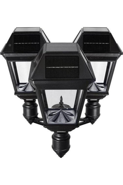 Gama Sonic Imperial III Commercial Solar Triple Post Light – Renewable ...